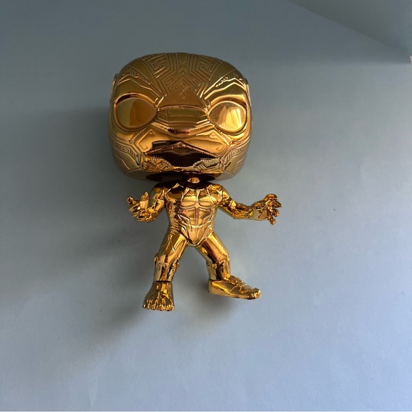 Funko | Other | Funko Pop Black Panther Gold Chrome | Poshmark